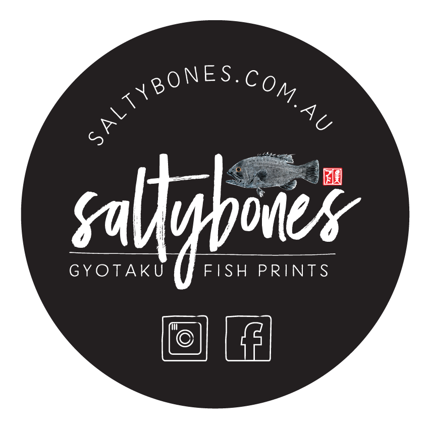 Original artwork deposit – Salty Bones Gyotaku